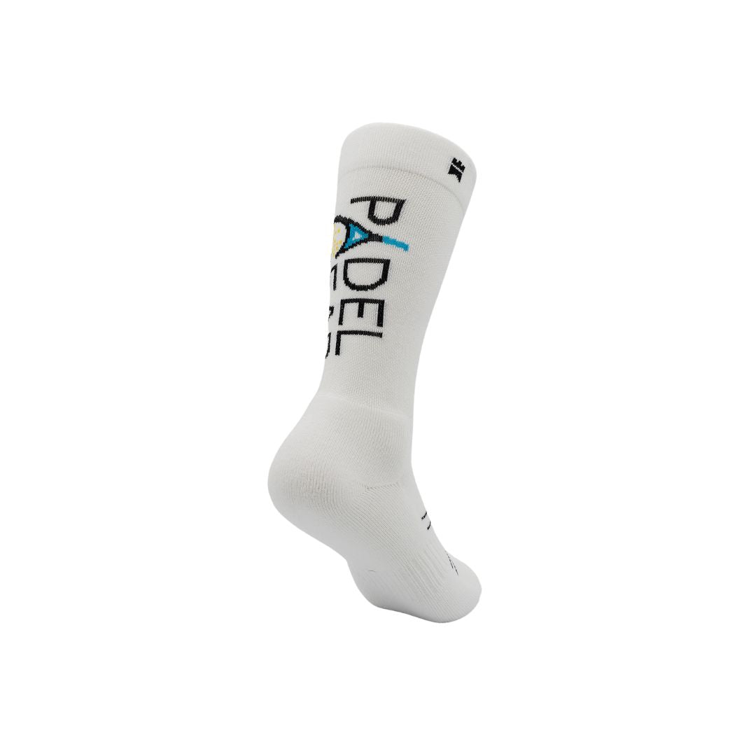 Gilnokie Padel Gear White Crew Socks | padelgear.co.za
