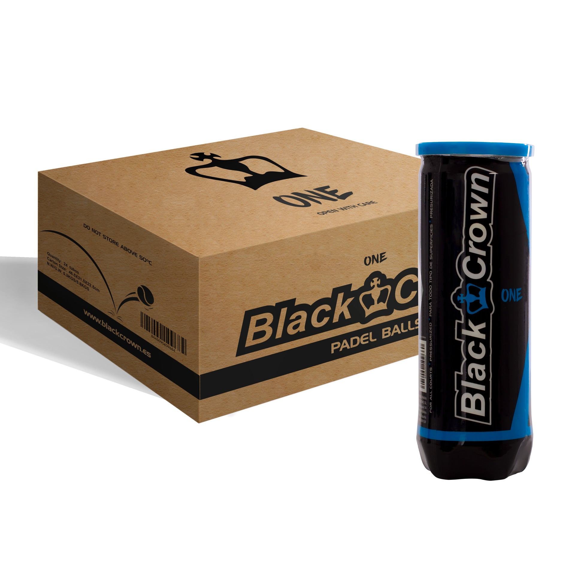 Black Crown One - Case of Padel Balls | padelgear.co.za – PadelGear