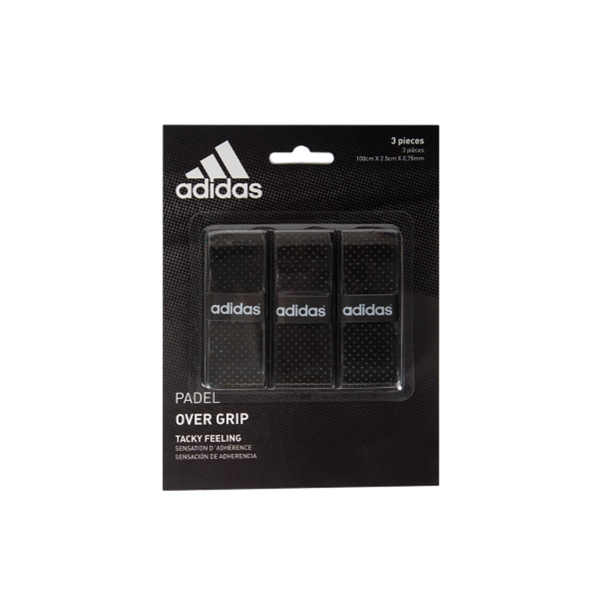 ADIDAS Overgrip 3 Pack - Black Padel Grip | padelgear.co.za