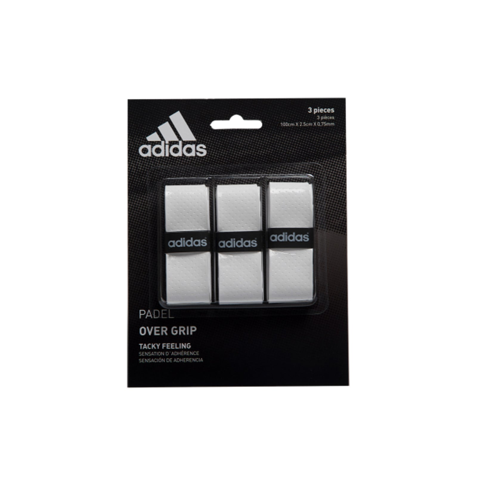 ADIDAS Overgrip 3 Pack - White Padel Grip | padelgear.co.za